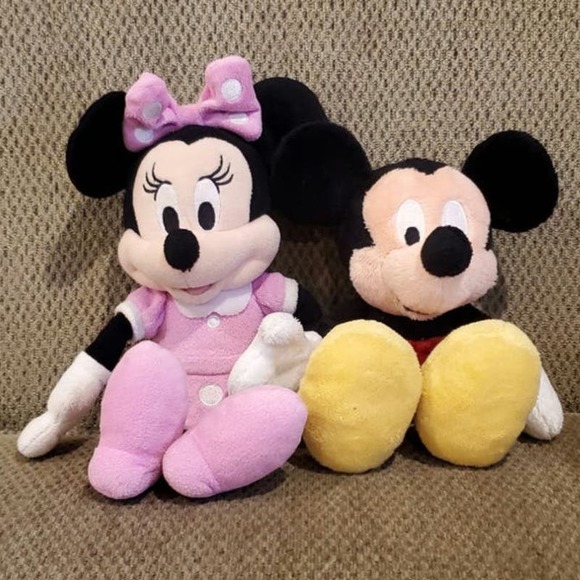 Disney | Toys | Disney 8 Inch Mickey Mouse And Inch Minnie Mouse ...